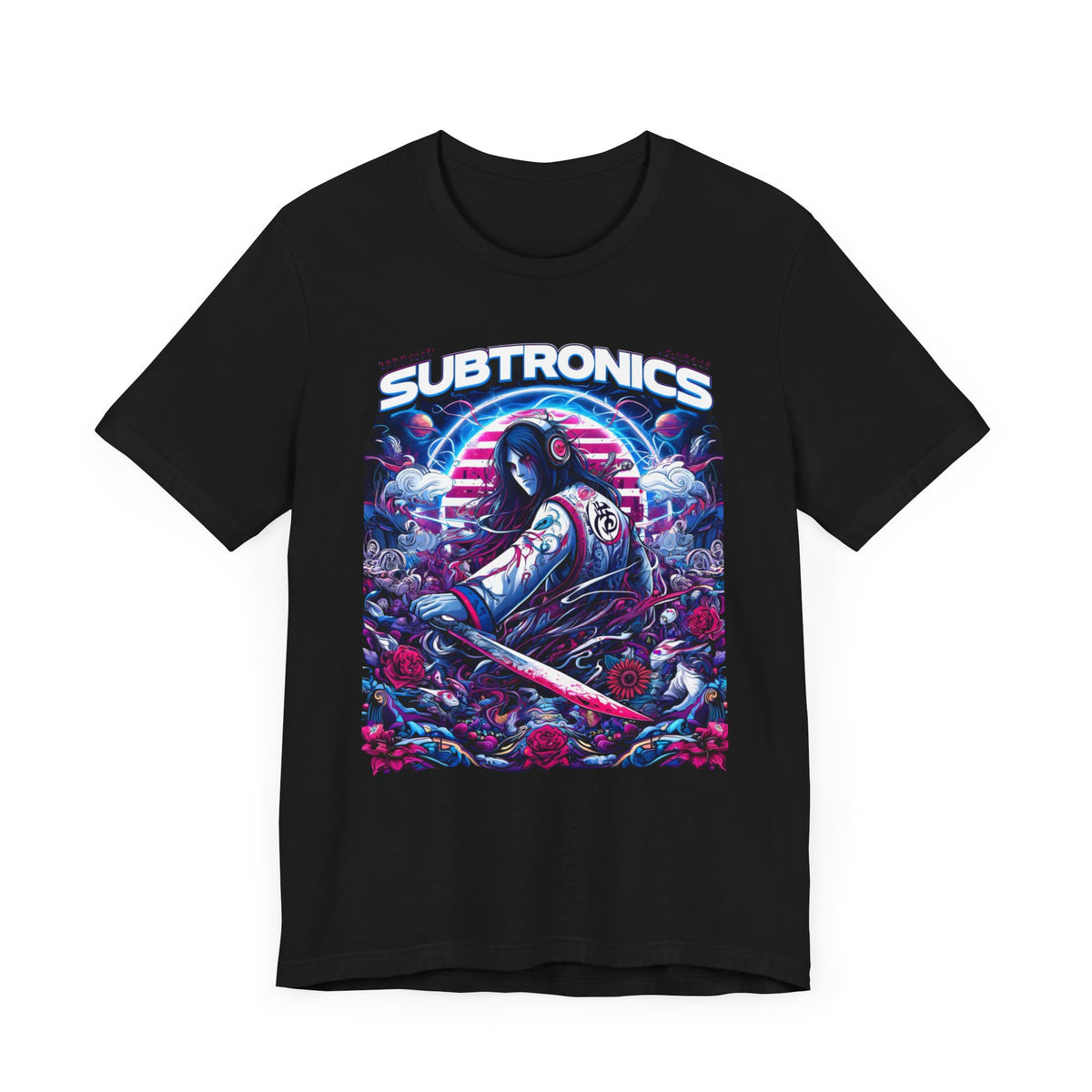 Subtronics Jersey Short Sleeve Tee Tshirt (Asian Art)